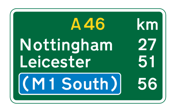 Distance signs – Metrication UK