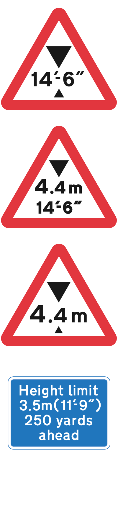 Vehicle restriction signs – Metrication UK