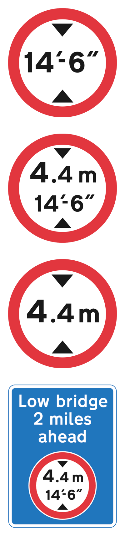 Vehicle restriction signs – Metrication UK