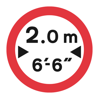 Vehicle restriction signs – Metrication UK