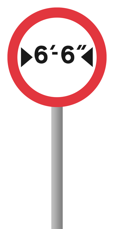 Vehicle restriction signs – Metrication UK